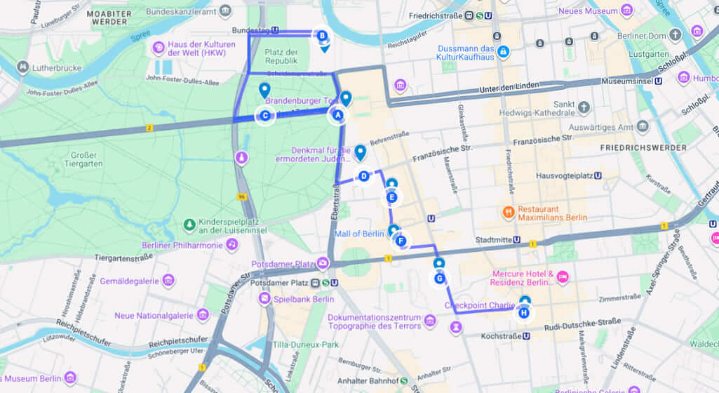 Best Walking Tour of Berlin: Map + Tips